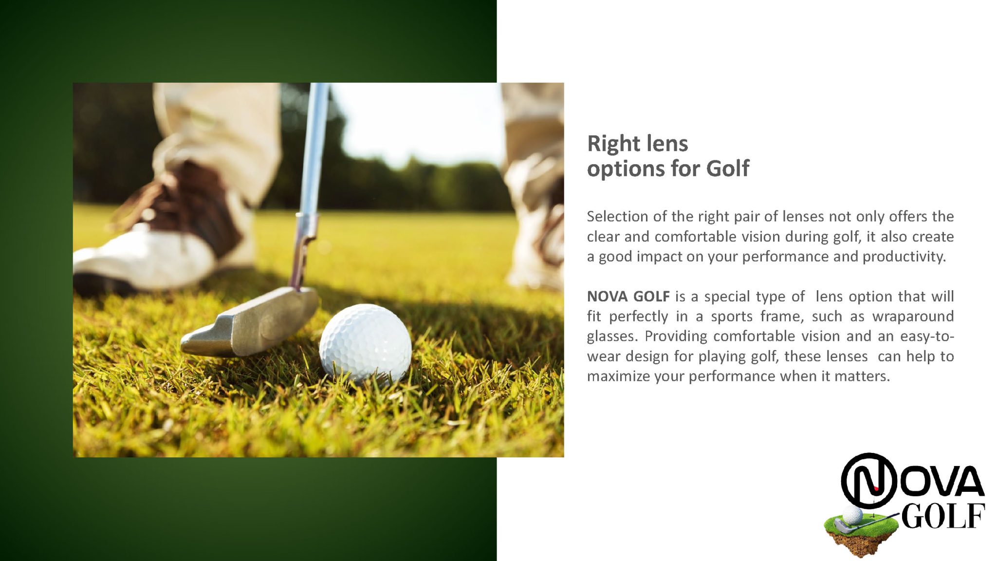 Nova Golf – Nova Lenses Egypt