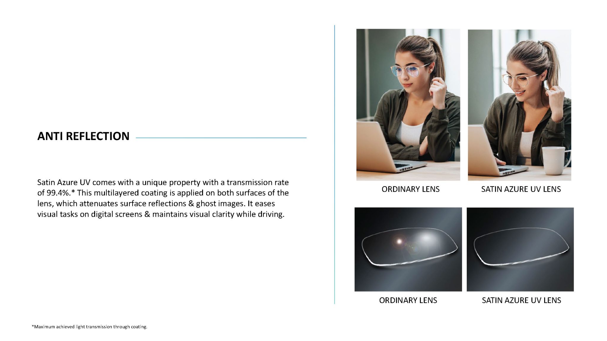 Satin Azure UV – Nova Lenses Egypt